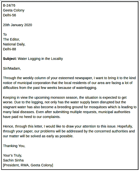 Formal Letter Leverage Edu